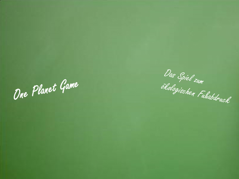 Evaluation - One Planet Game
